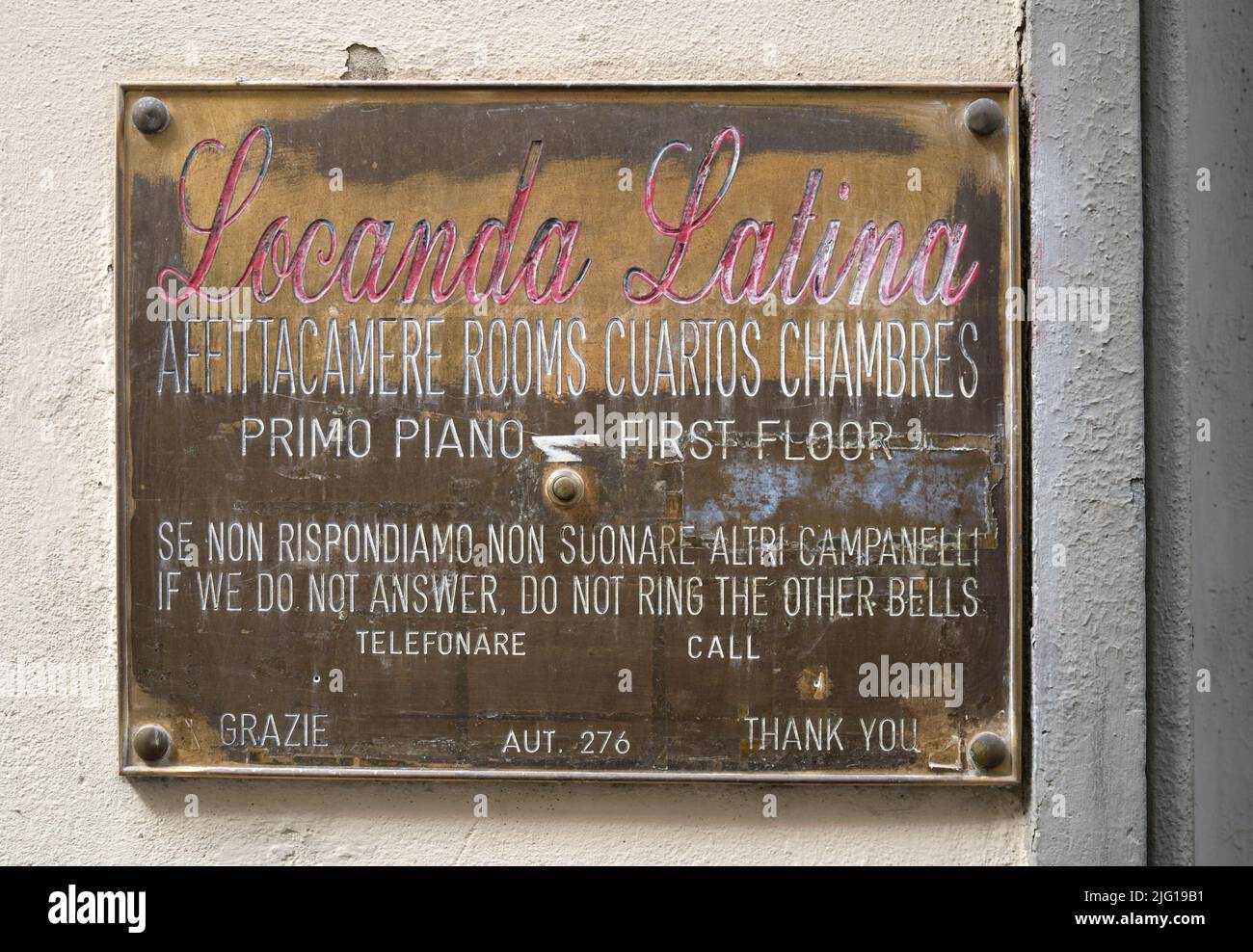 Locanda latina rooms hi-res stock photography and images - Alamy