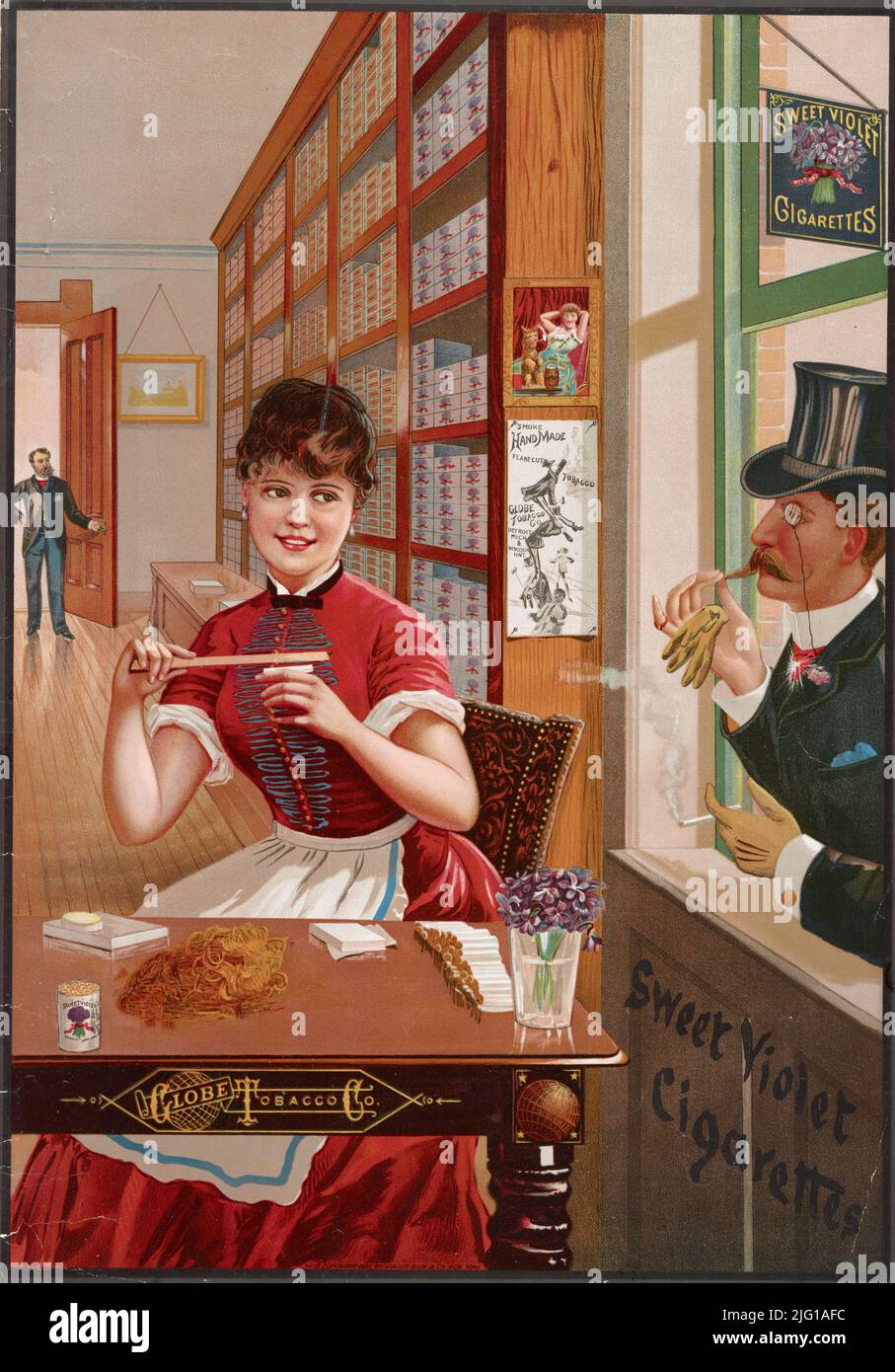 Vintage cigarette ad hi-res stock photography and images - Alamy