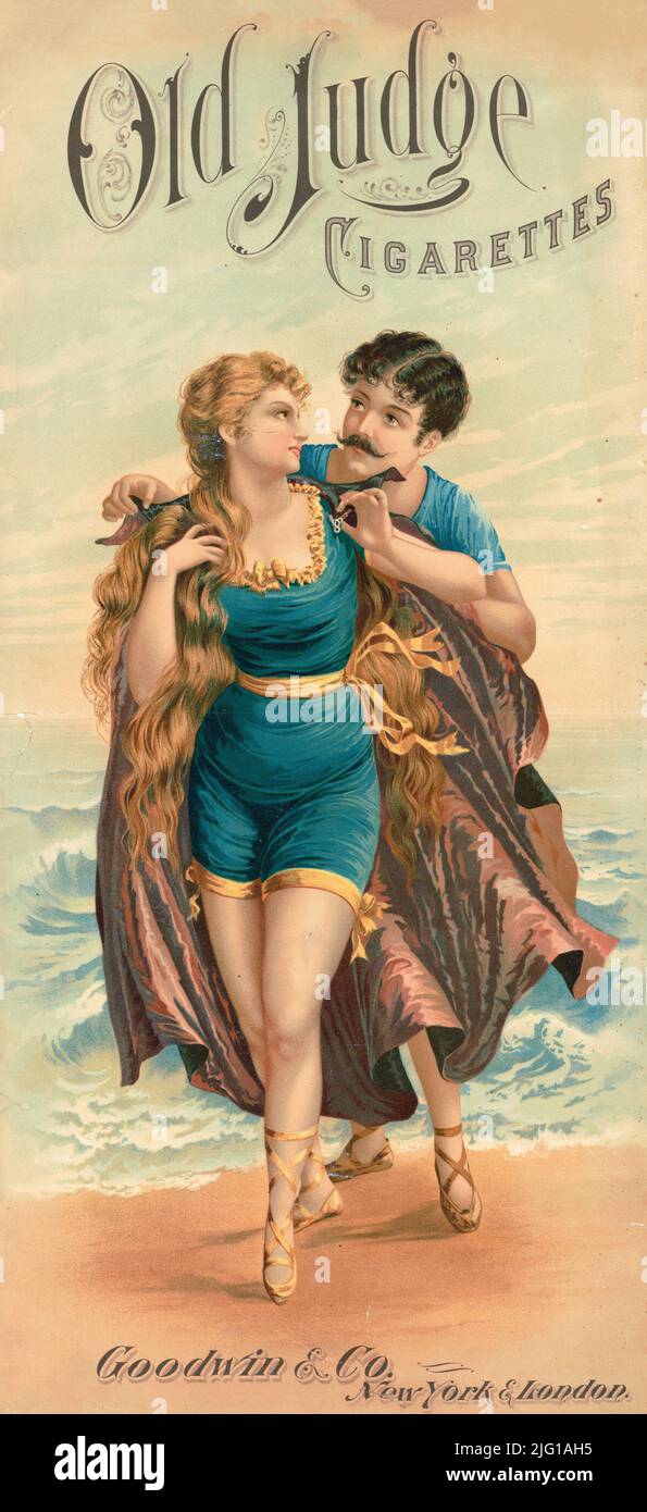 Old judge cigarette hi-res stock photography and images - Alamy