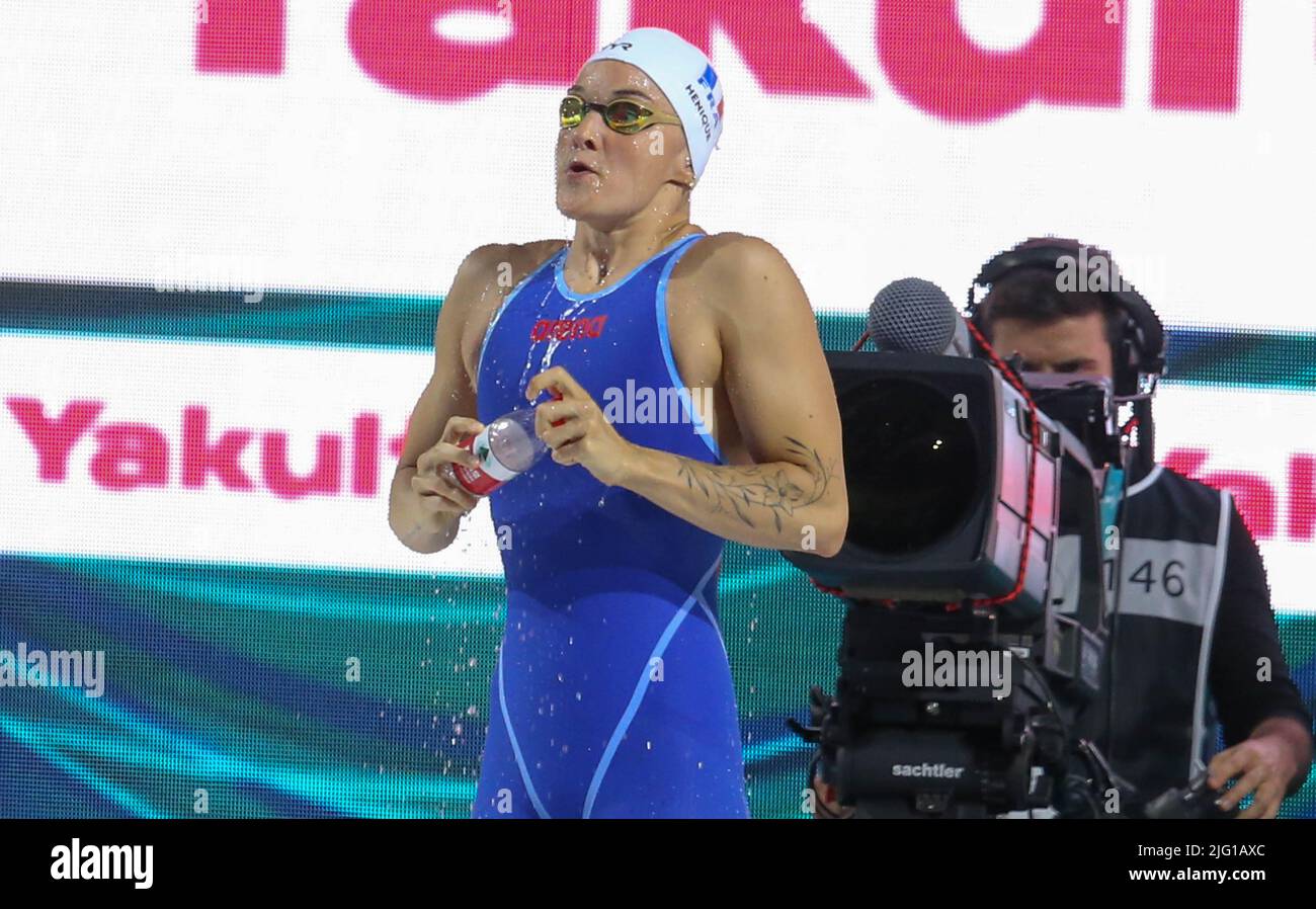 Melanie Henique of France 1/2 Finale 50 M Butterfly Women during the ...