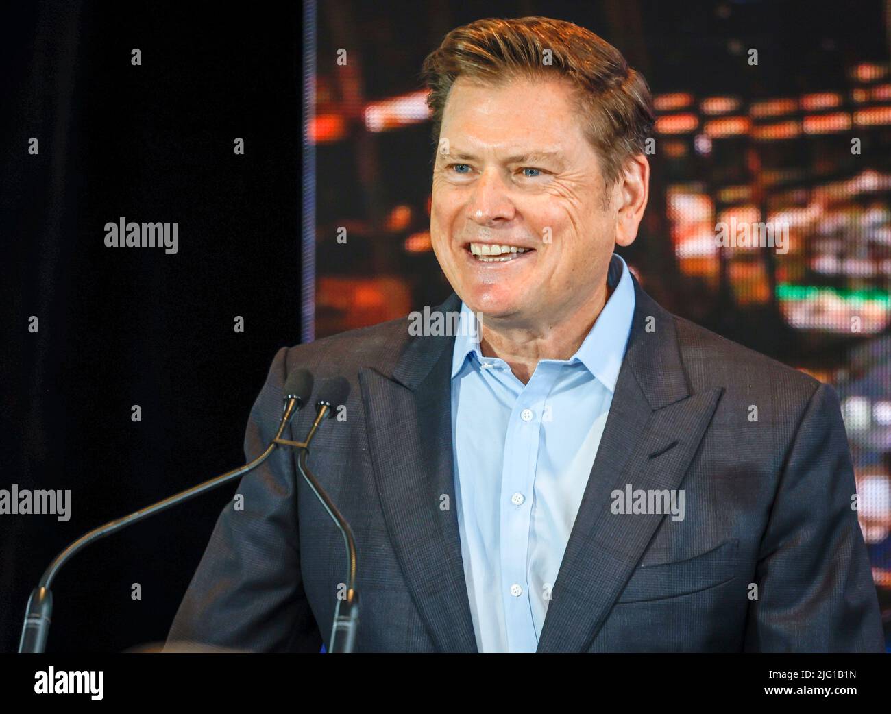 Telus CEO Darren Entwistle, marked the opening of the company's new 60 ...