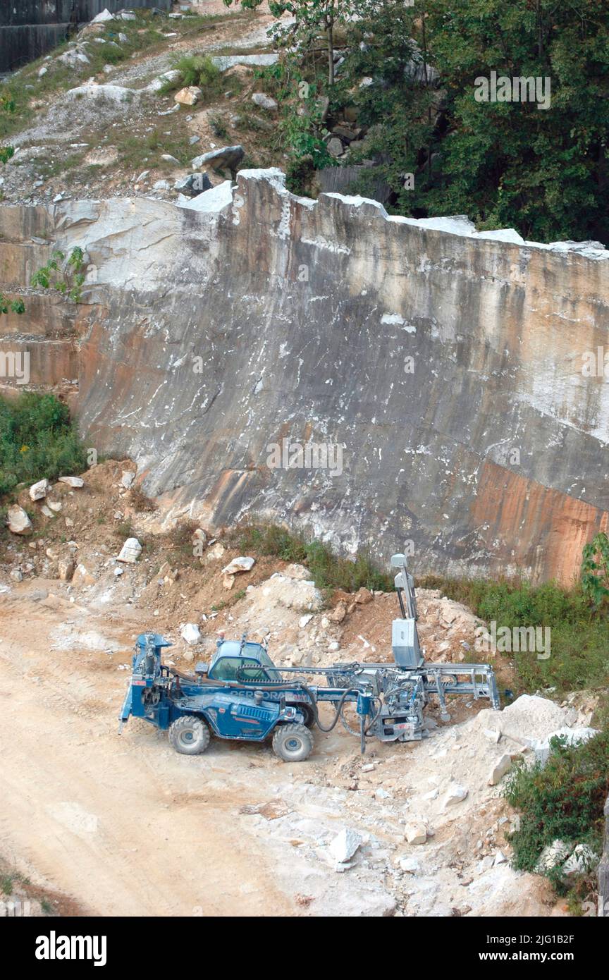Worlds largest marble pit mine in Tate north Georgia still with another ...
