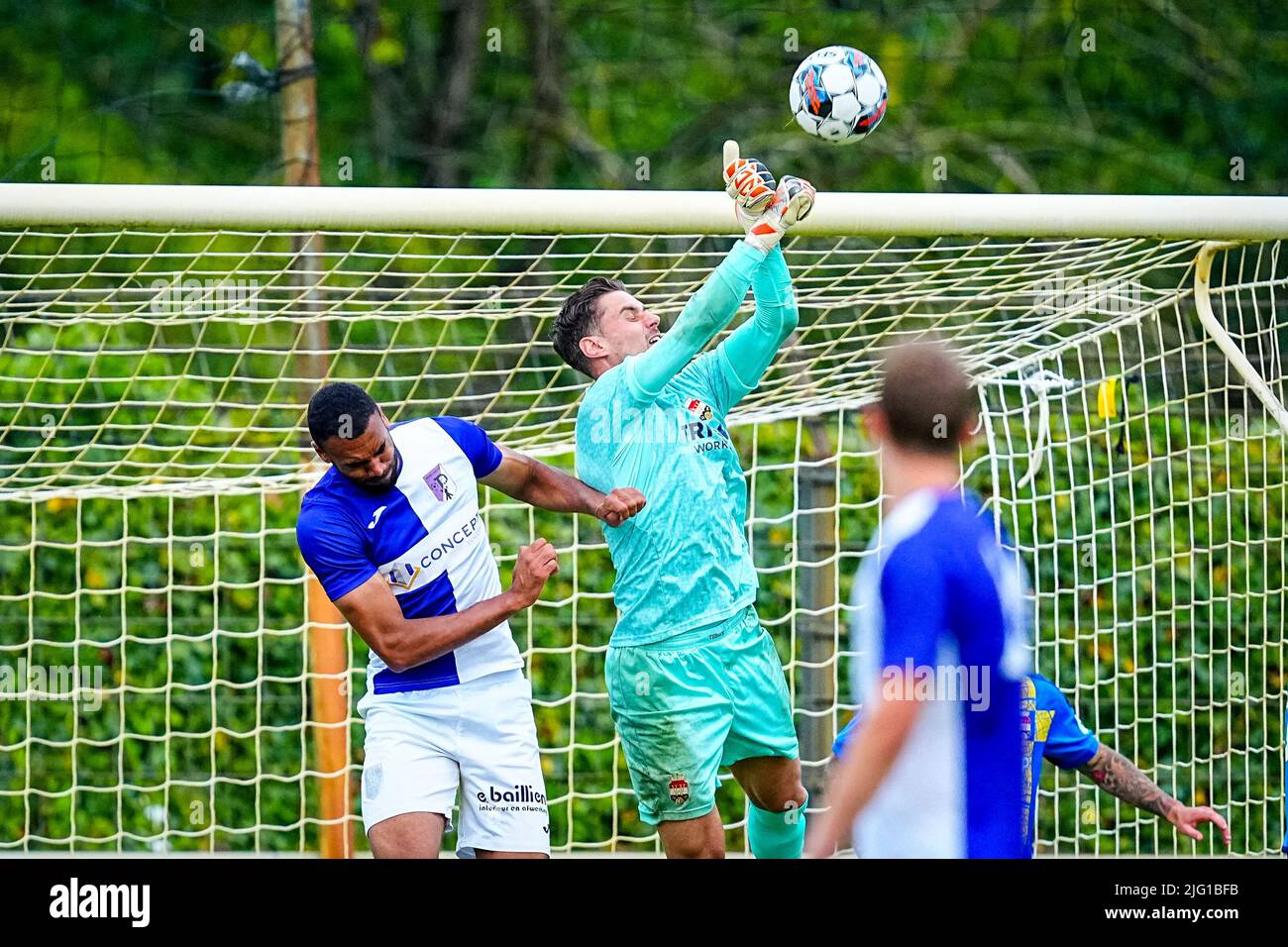 MAASMECHELEN, BELGIUM - JULY 6: Elisha Sam Bruce of Patro Eisden and ...
