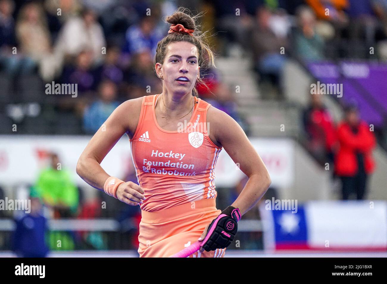 AMSTELVEEN, NETHERLANDS - JULY 6: Frederique Matla of Netherlands ...