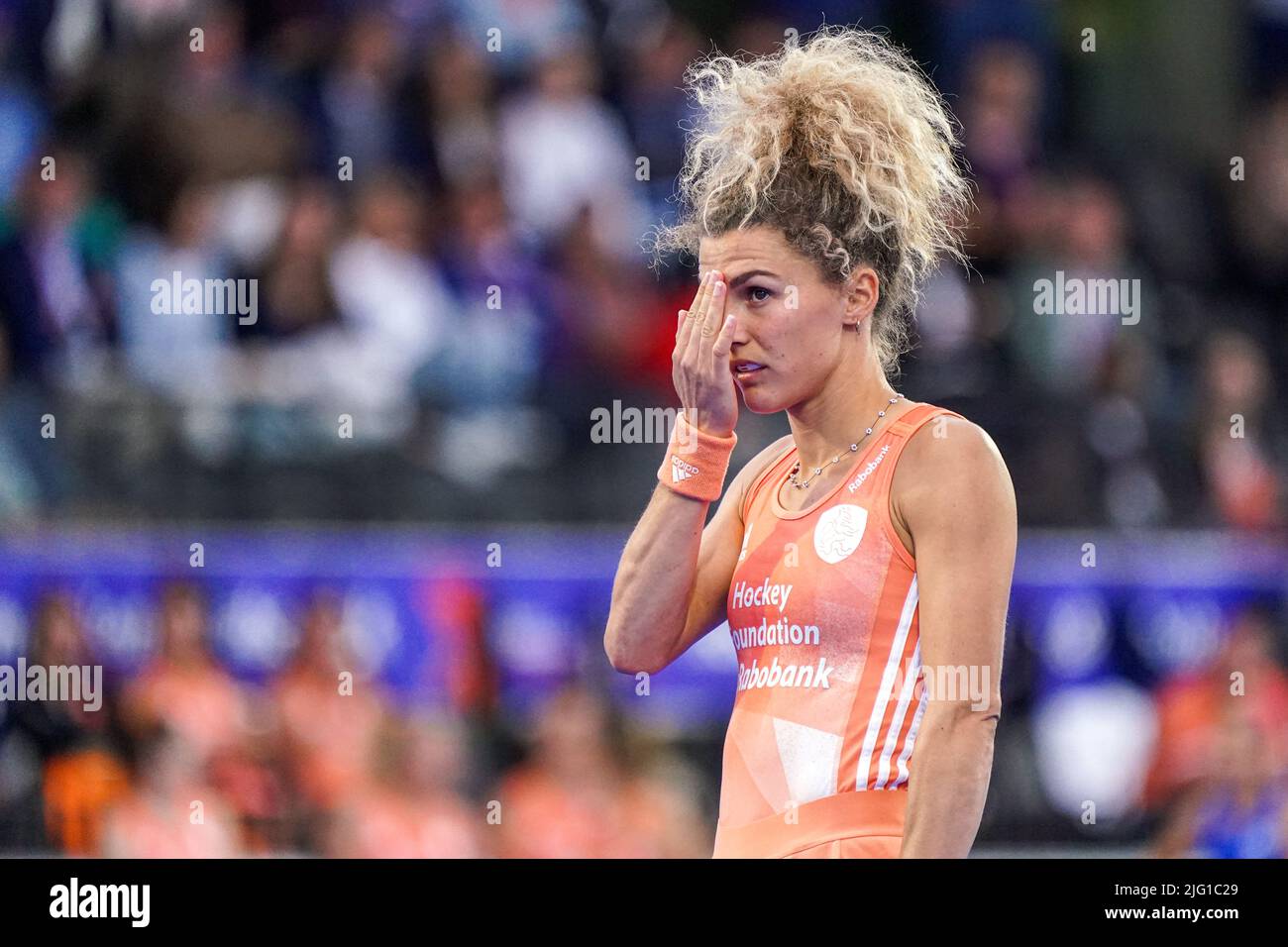 AMSTELVEEN, NETHERLANDS - JULY 6: Maria Verschoor of Netherlands during ...