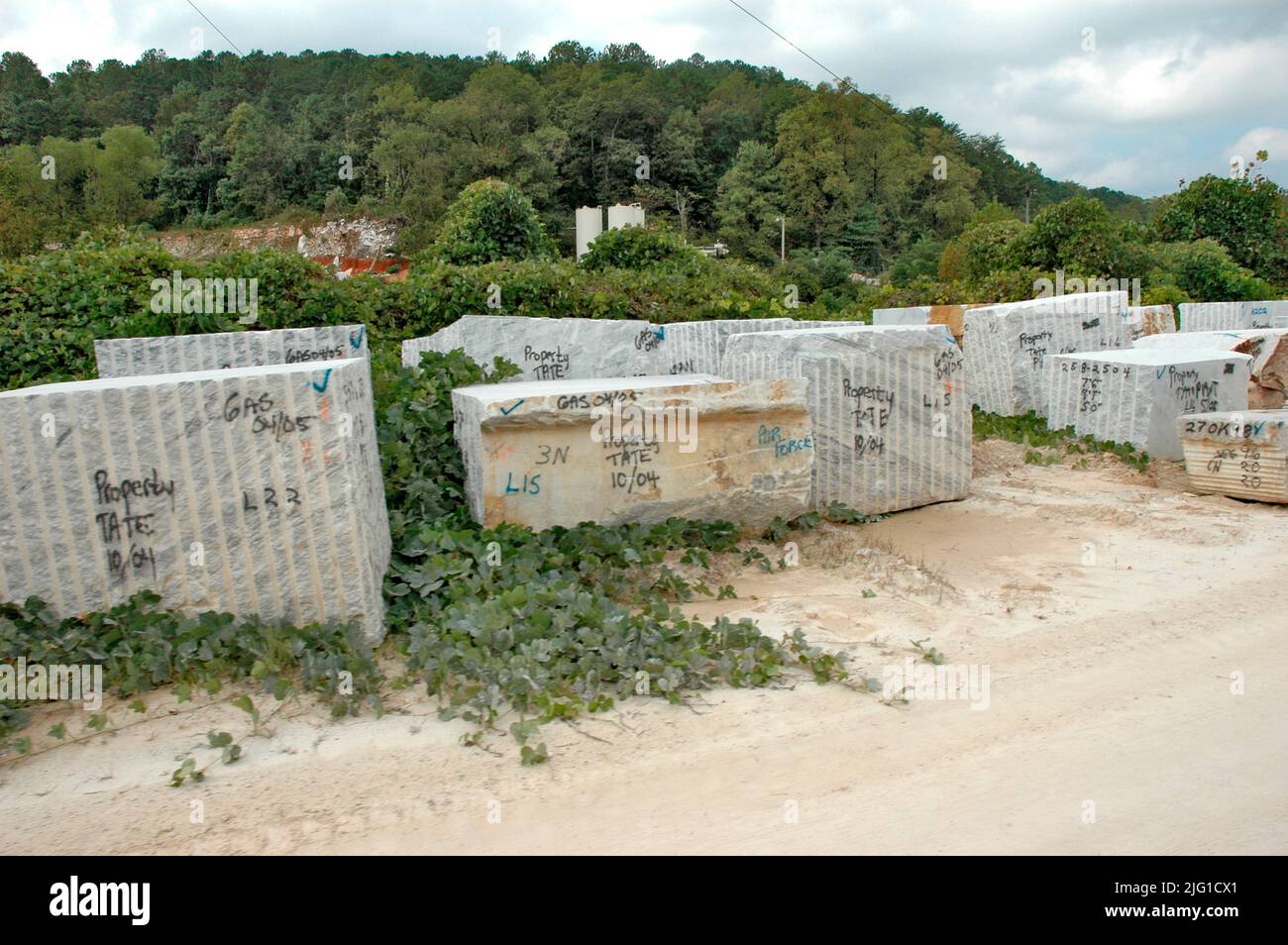 Worlds largest marble pit mine in Tate north Georgia still with another ...