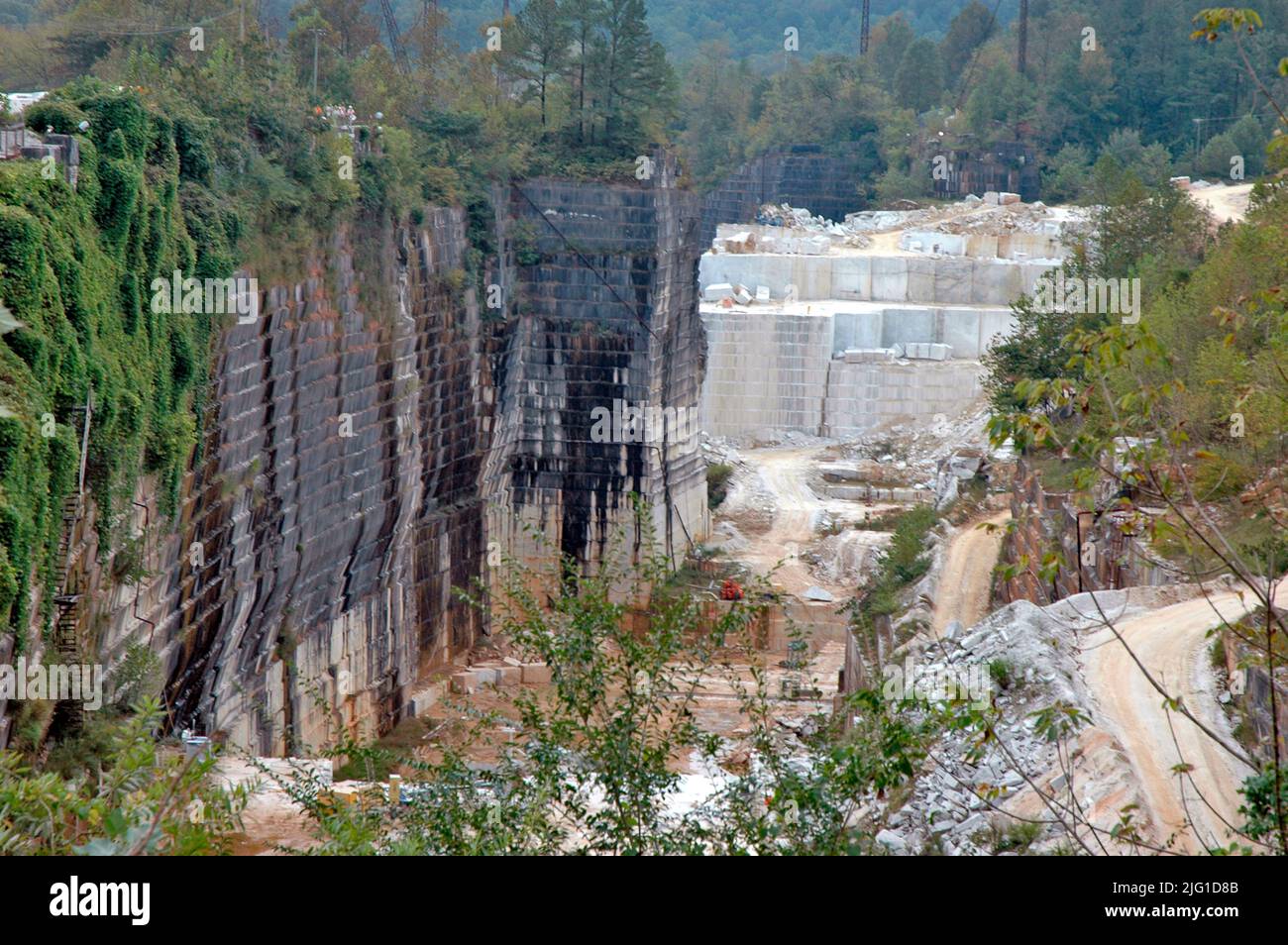 Worlds largest marble pit mine in Tate north Georgia still with another ...
