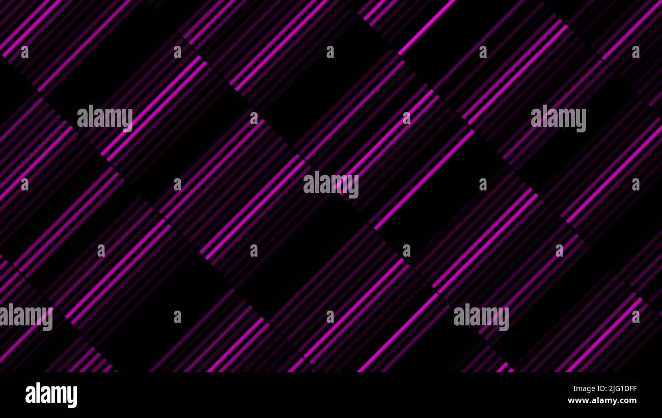 Purple background.Motion.A dark background on which bright violet lines ...