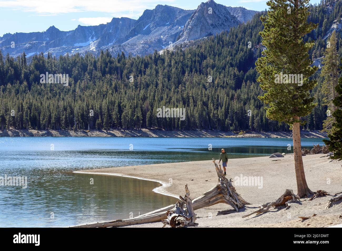 A view of Horseshoe Lake, located just outside of town in the Mammoth ...