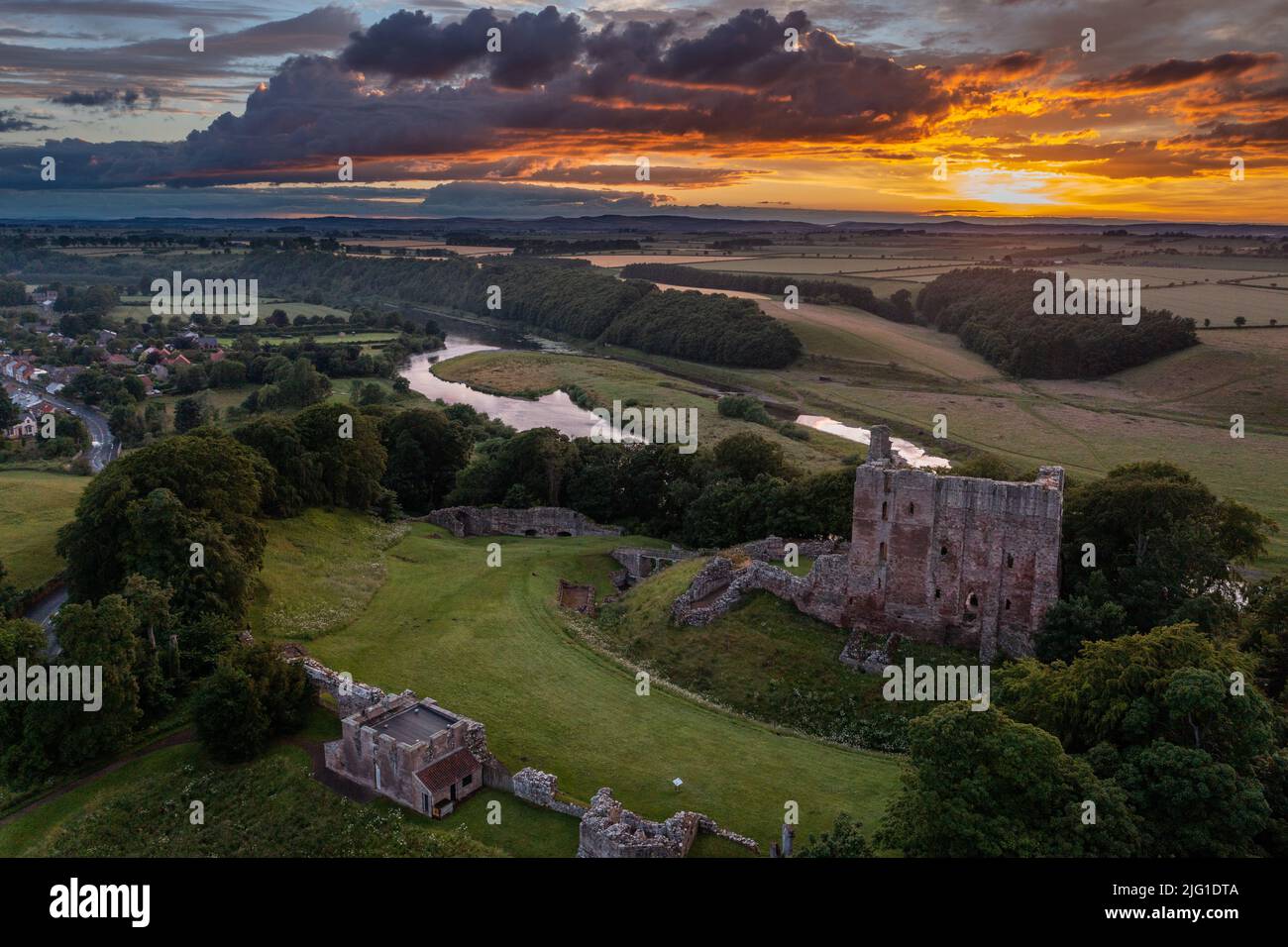 Norham Castle one of the most important of the Border castles was built ...