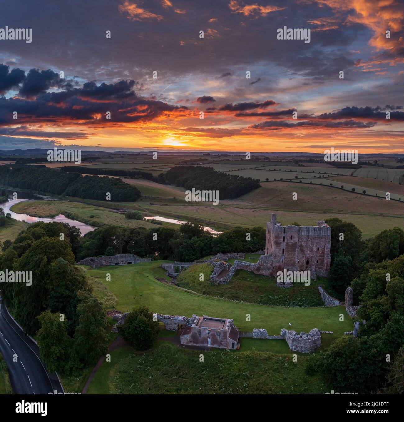 Norham Castle one of the most important of the Border castles was built ...