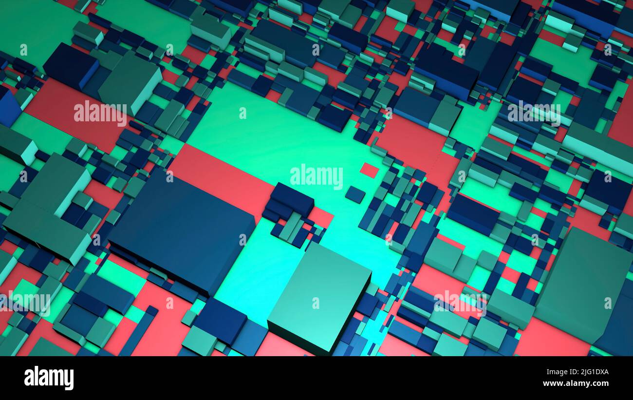 A bright composition of rectangles of different sizes.Motion.Multi ...