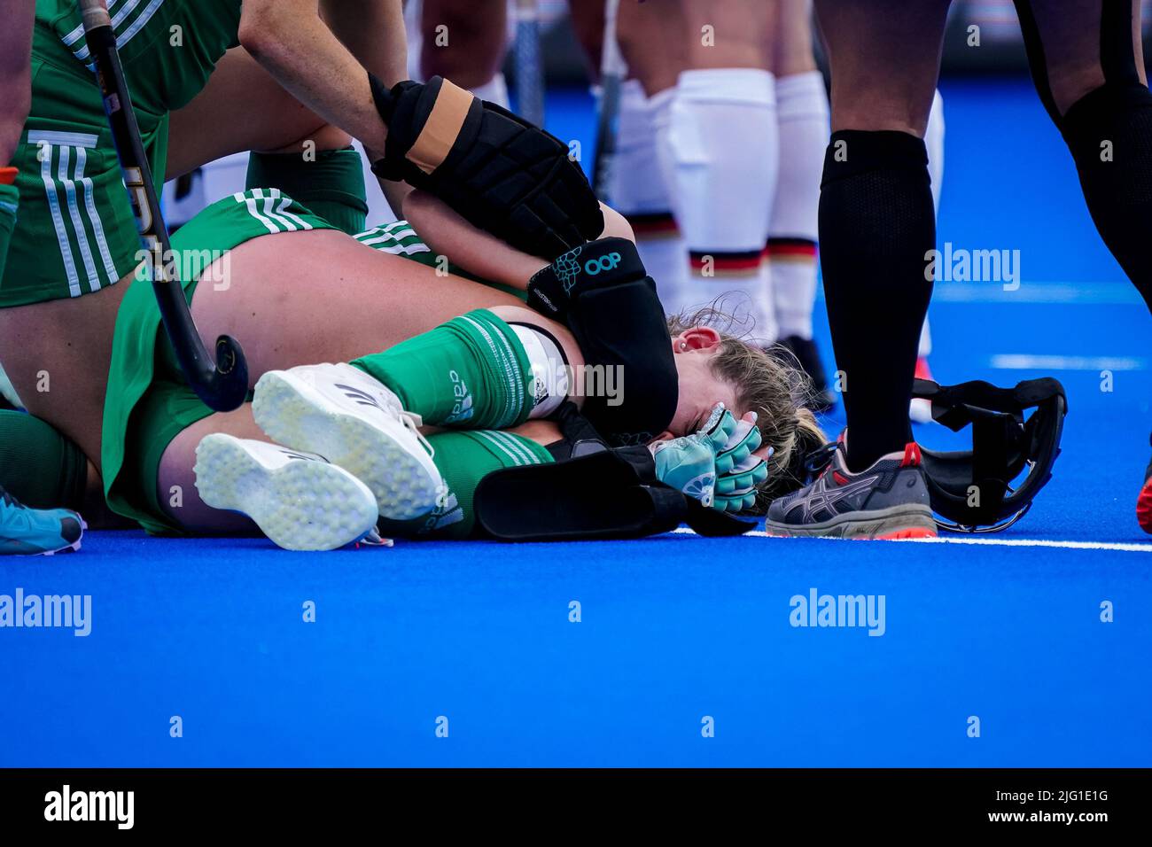 AMSTELVEEN, NETHERLANDS - JULY 6: Sarah Torrans of Ireland during the ...