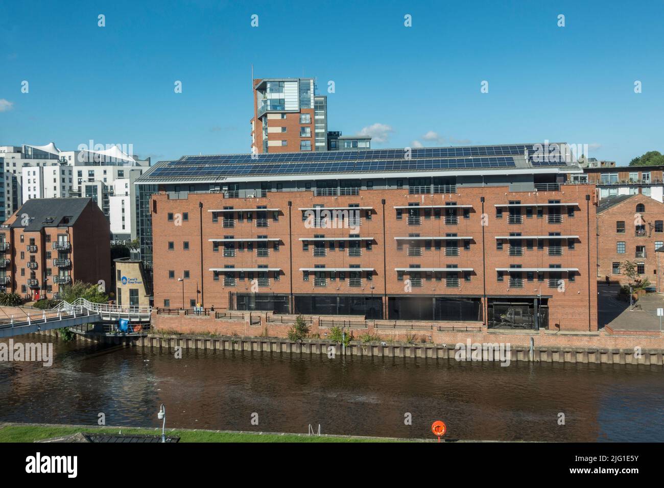 The Canal & River Trust offices in Fearns Wharf, Leeds, Yorkshire, UK ...