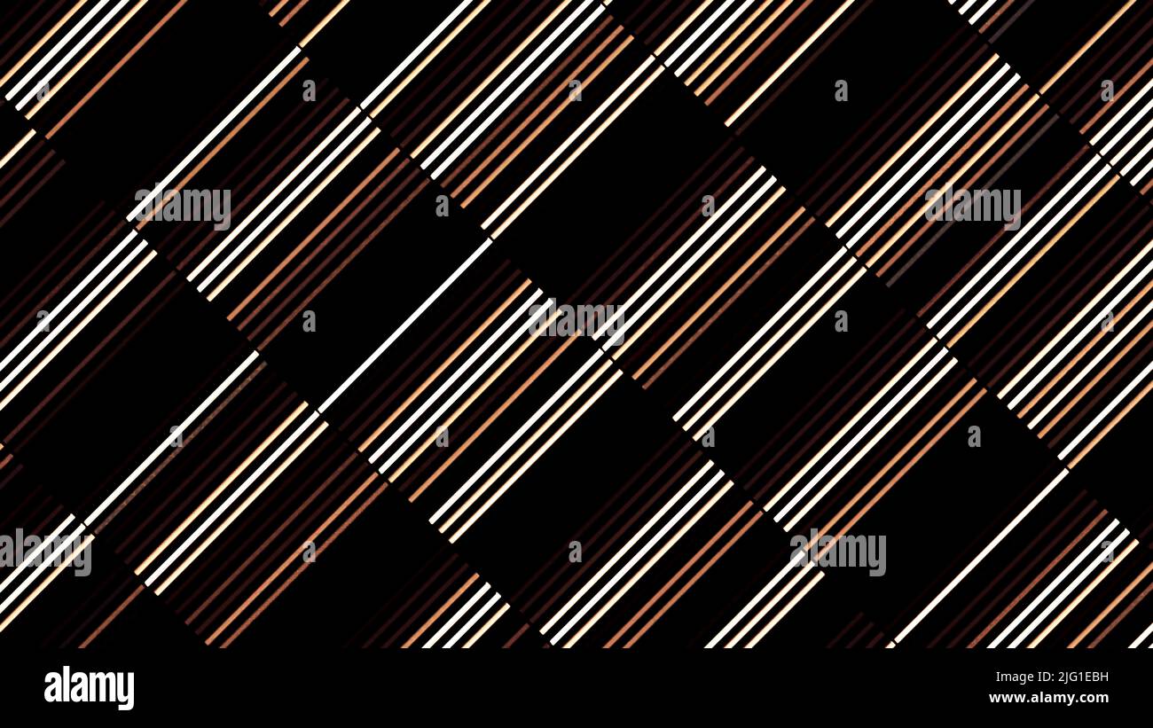 Blinking glitch effect with narrow lines on a black background. Motion ...