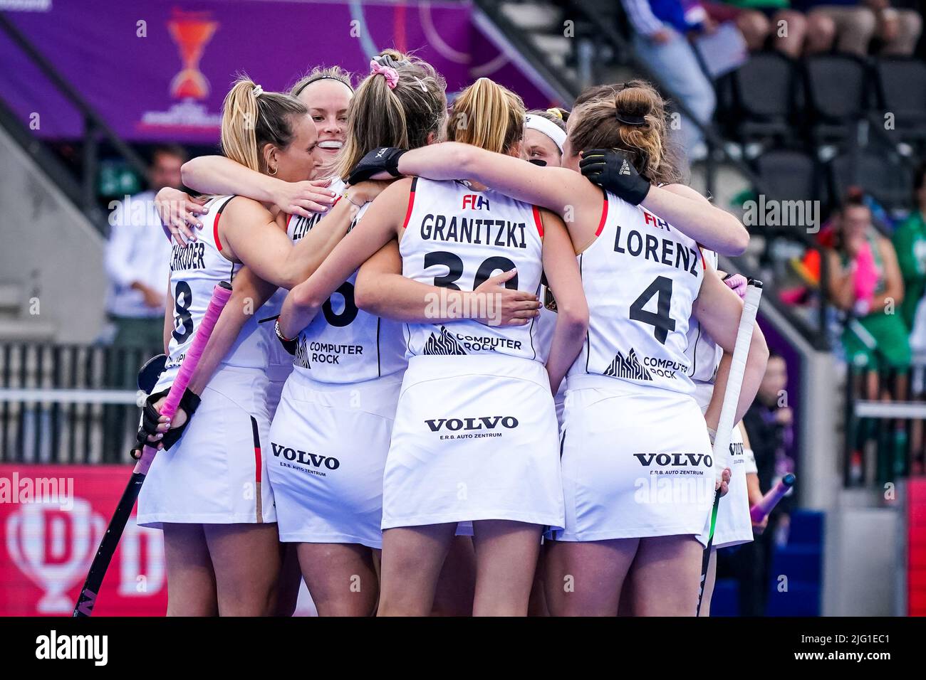 AMSTELVEEN, NETHERLANDS - JULY 6: Sonja Zimmermann of Germany ...