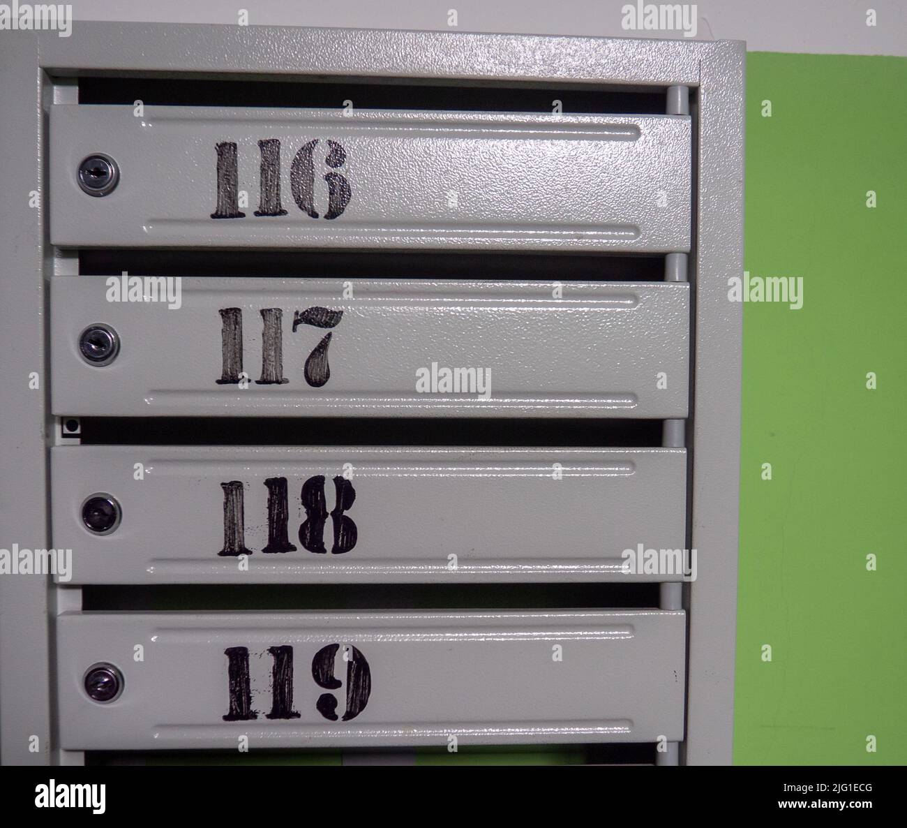 Apartment hallway numbers hi-res stock photography and images - Alamy