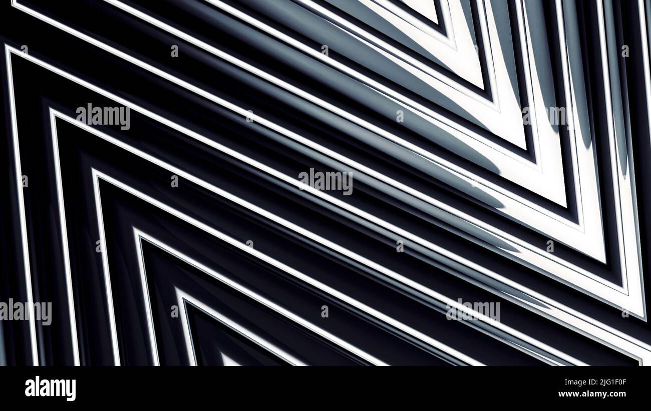 Abstract colorful optical illusion with slowly moving triangular shapes ...