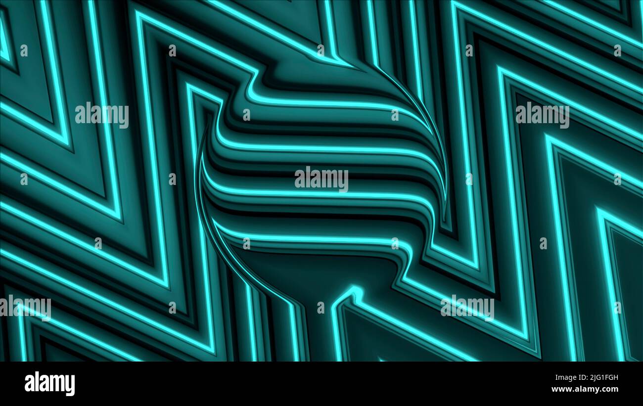 Blue and turquoise abstract. Motion. Beautiful green triangular blurry ...