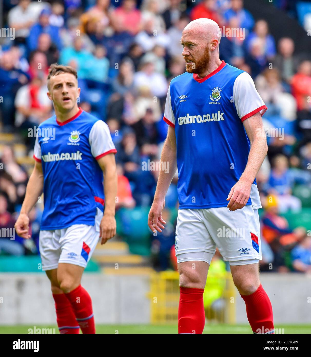 Chris Shields & Joel Cooper - Linfield Vs St Mirren, Saturday 2nd July ...