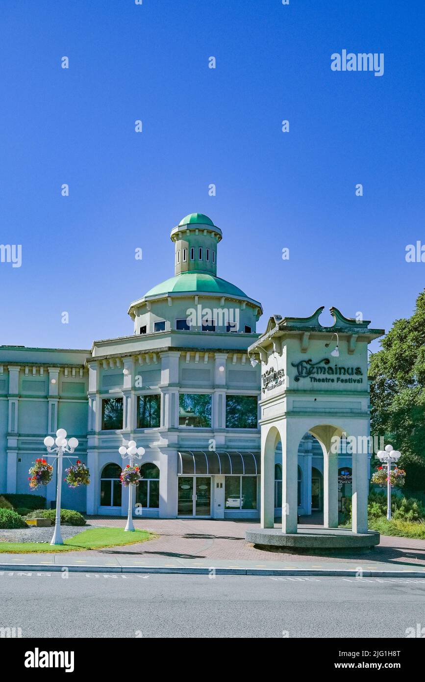 Chemainus Theatre, Chemainus, British Columbia, Canada Stock Photo - Alamy
