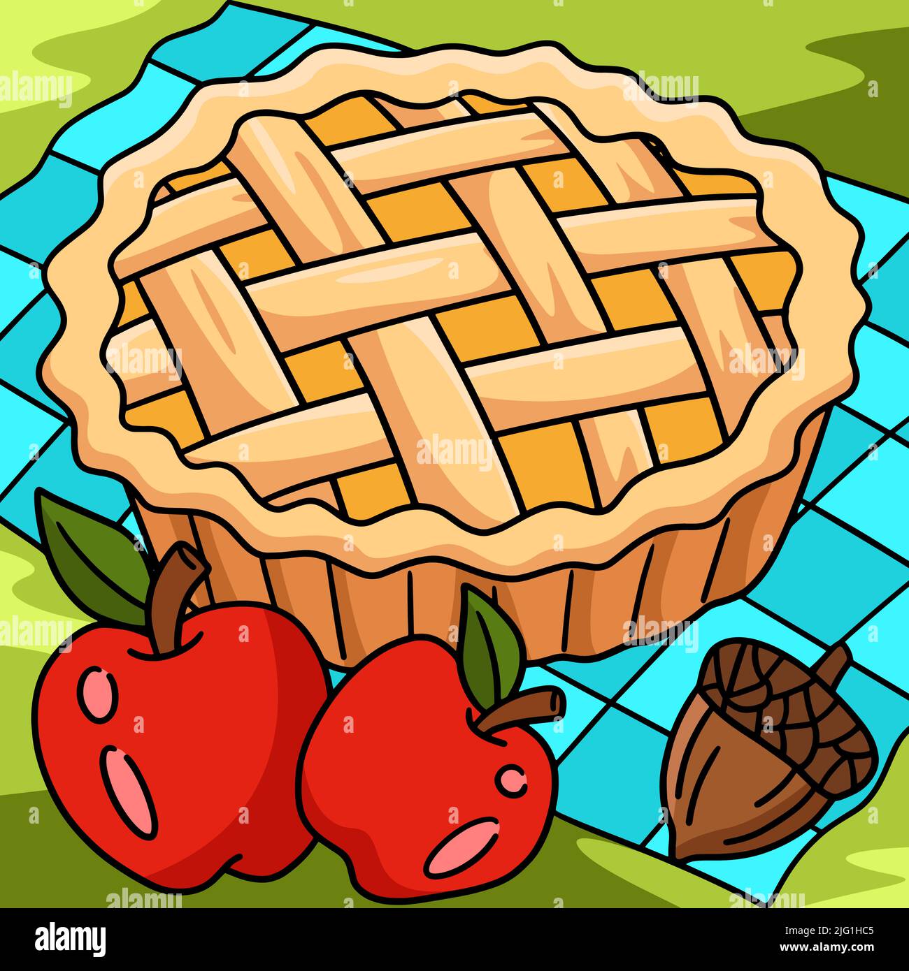 Cartoon pie hi-res stock photography and images - Alamy
