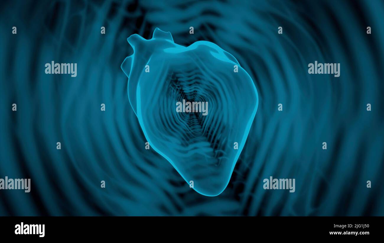 Cardiology animation beating heart medical hi-res stock photography and ...