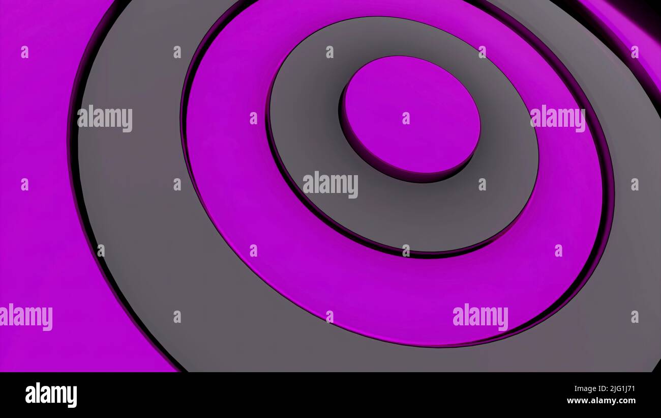 3d colorful circles in wave like pulsating motion, seamless loop. Design. Bright contrasting ...