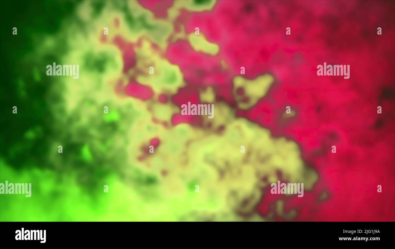 Abstract toxic colorful clouds with flashing lights. Motion. Poison in ...