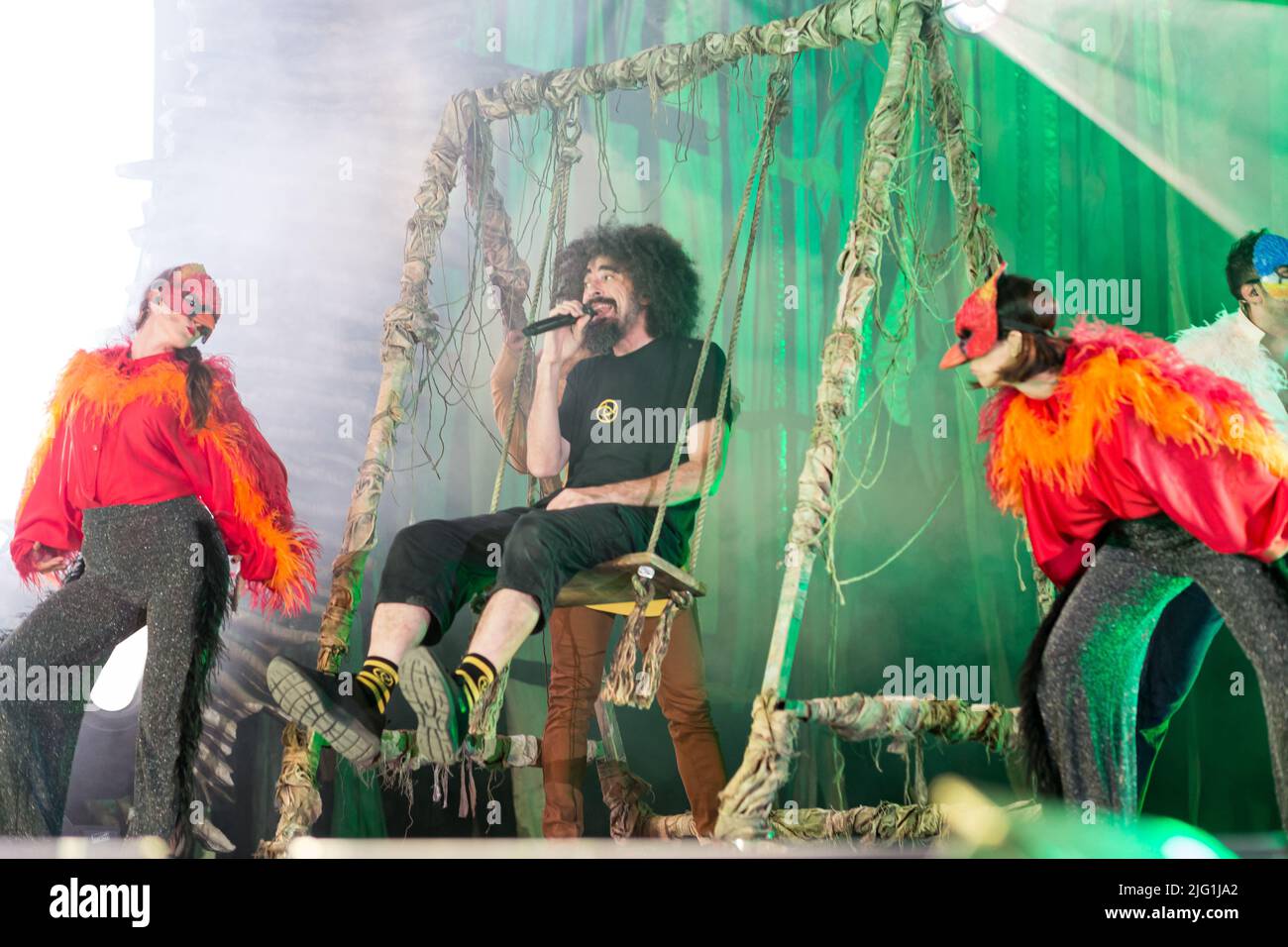 Caparezza on stage hi-res stock photography and images - Alamy