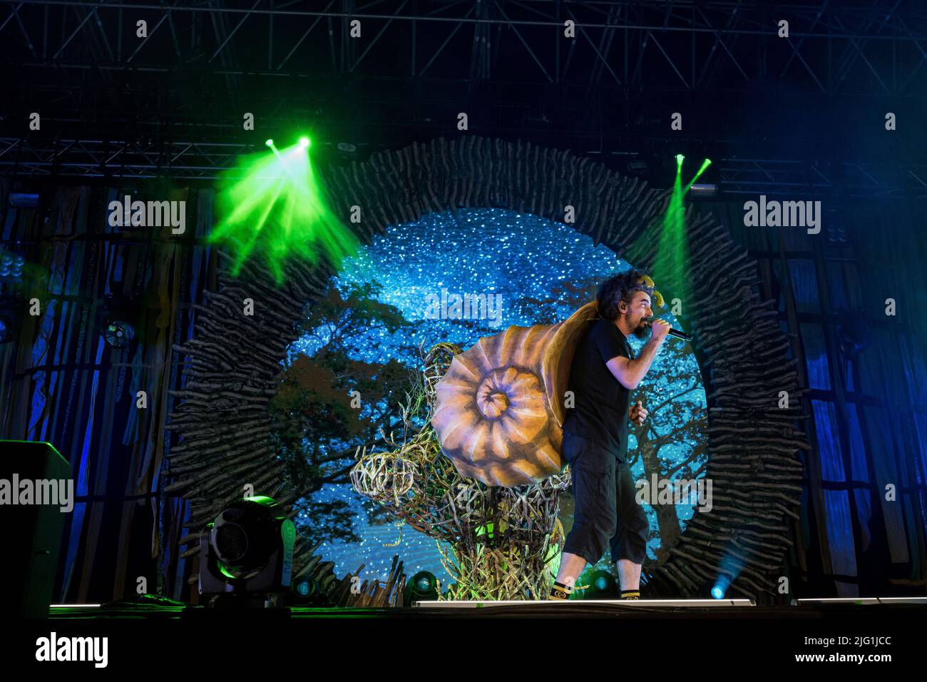 Caparezza on stage hi-res stock photography and images - Alamy