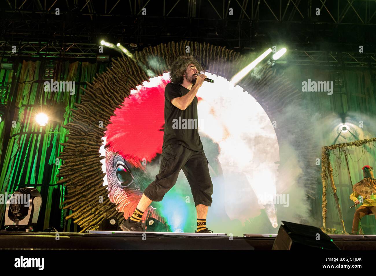 Caparezza on stage hi-res stock photography and images - Alamy