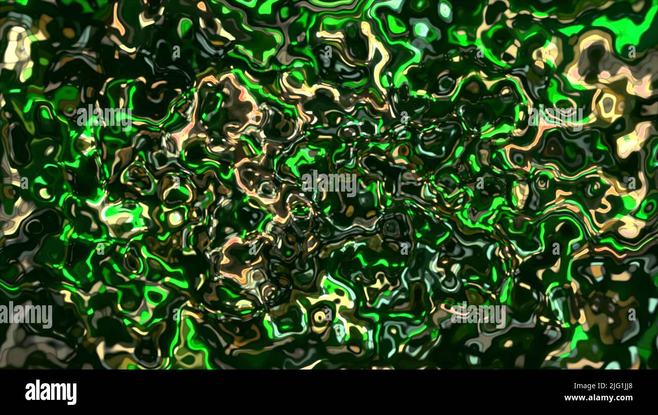 Moving liquid mass, toxic, poisonous substance. Motion. Science concept ...