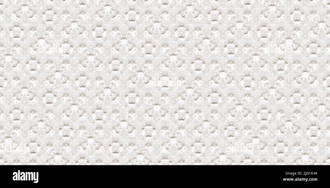 White on White linen lace effect border background. Minimal stylish ...