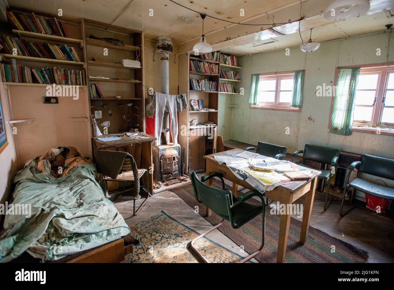 Living Room at Detaille Island ( Station W ) British Antarctic Survey ...