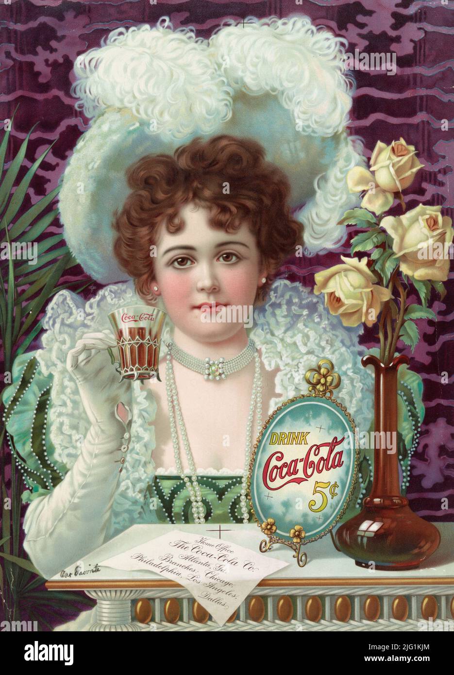 Vintage coca cola advertisement america hi-res stock photography and ...