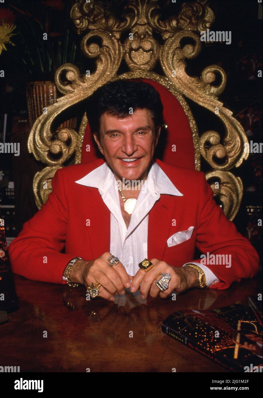 Liberace at his book signing for The Wonderful Private World of ...
