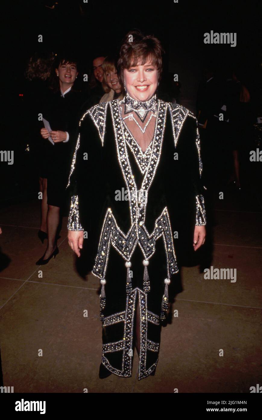 Kathy Bates at the 48th Annual Golden Globe Awards on January 19, 1991 ...