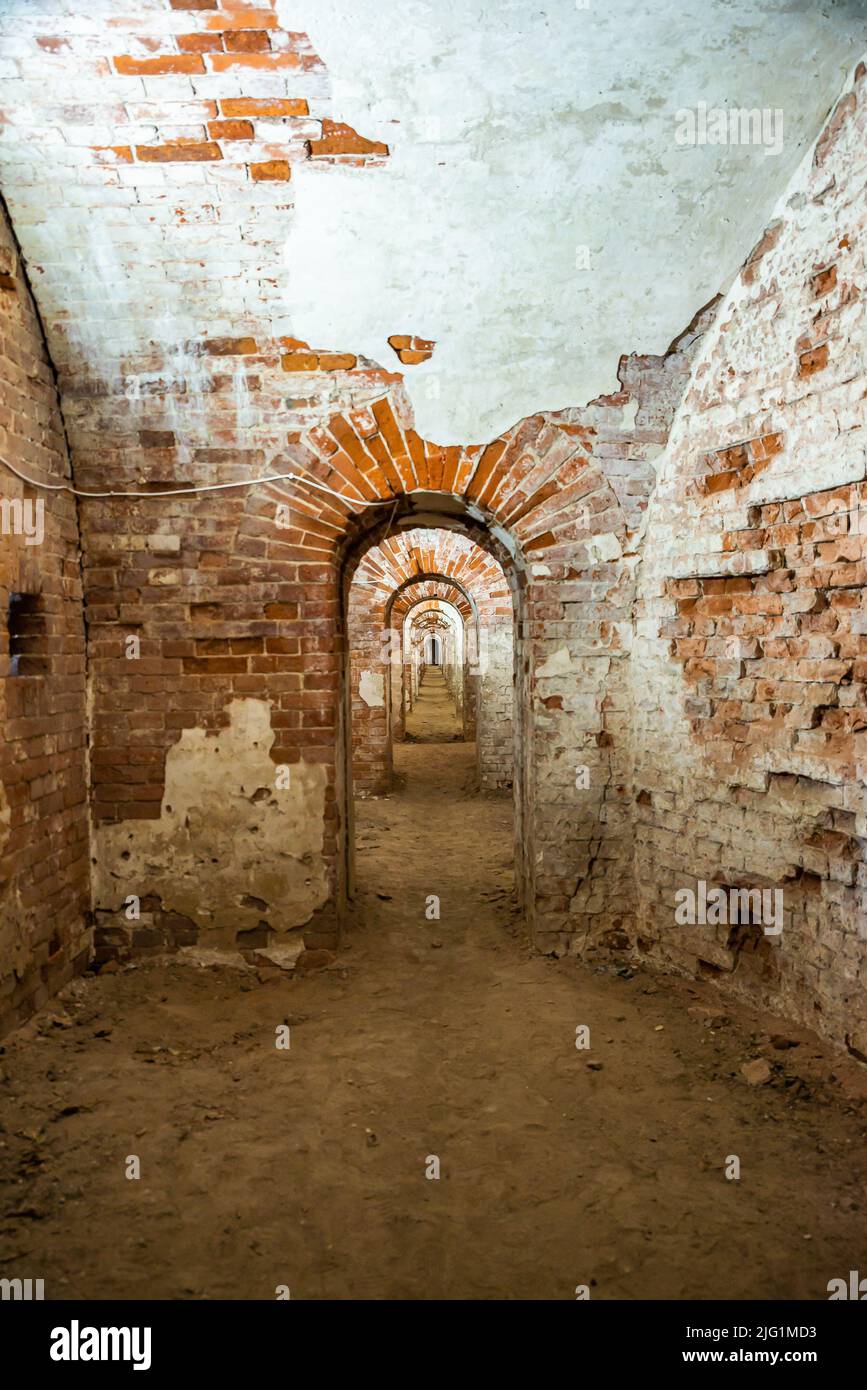 Nowy Dwor Mazowiecki, Poland - August 12, 2021. Historical fortress by ...