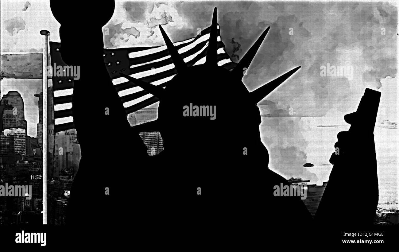 Statue of liberty hand vintage hi-res stock photography and images - Alamy