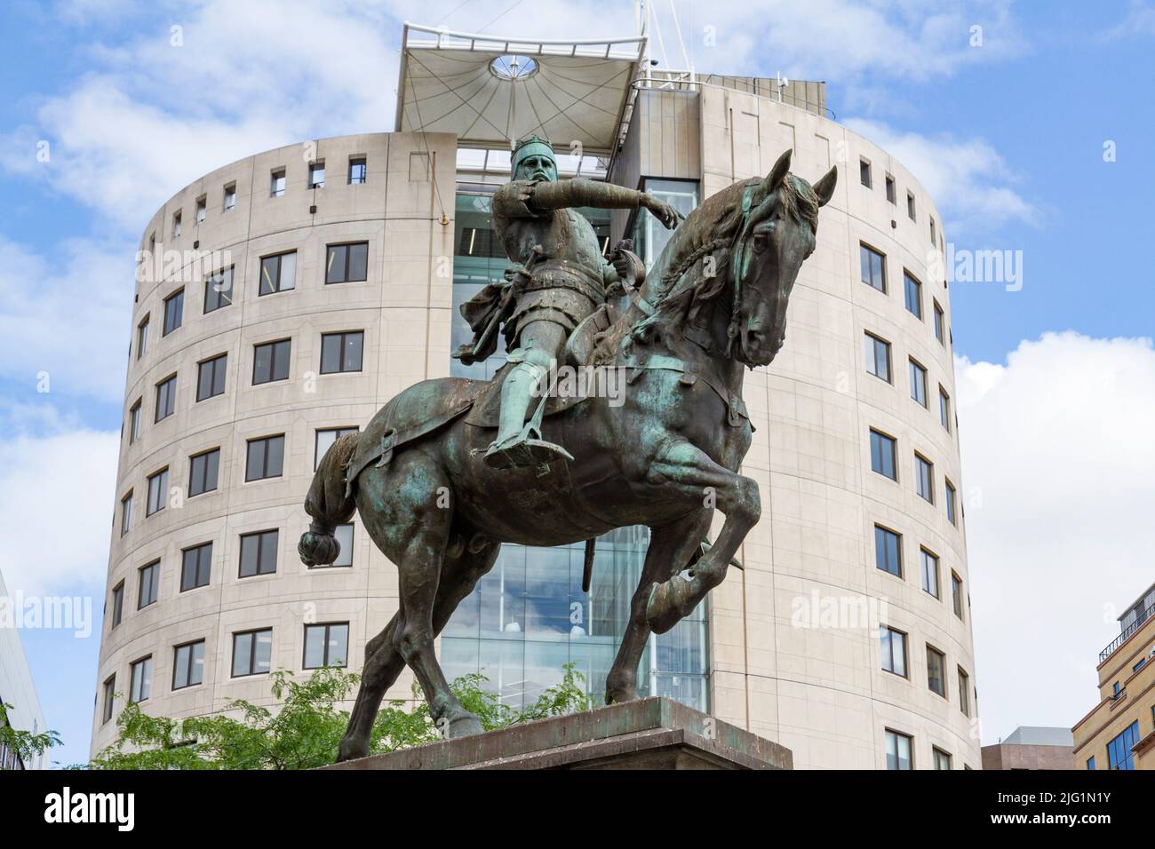 Statue of the Black Prince commissioned by Thomas Harding (sculptor Sir ...