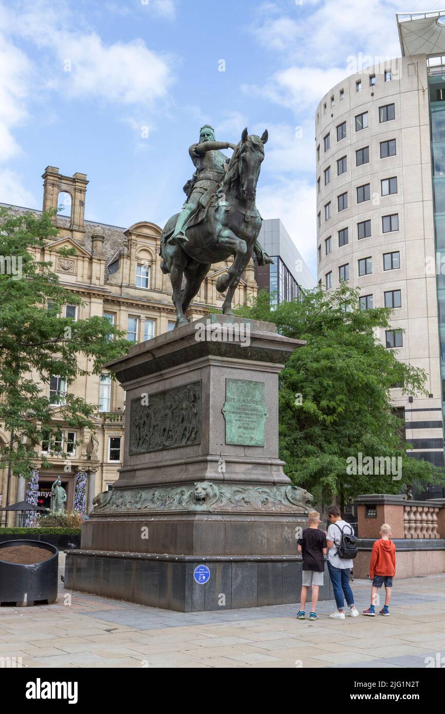 Statue of the Black Prince commissioned by Thomas Harding (sculptor Sir ...