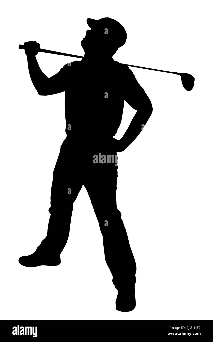 Club over shoulder Stock Vector Images - Alamy