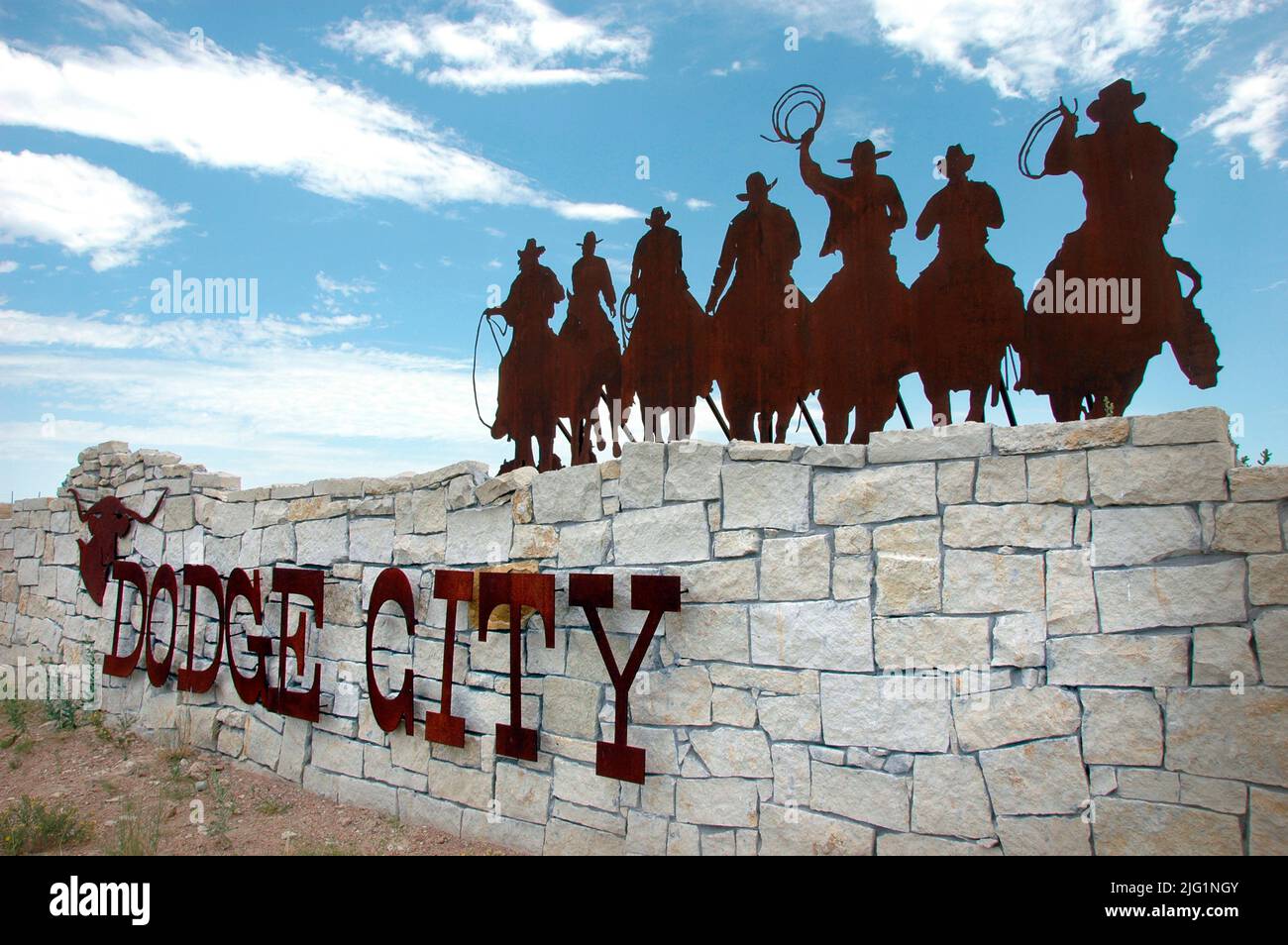 Dodge City Kansas, the plains of the US where the Point of Rocks on ...