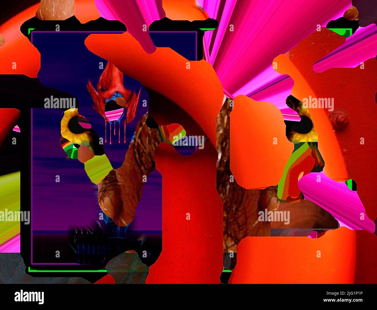 digital art colour pattern Stock Photo - Alamy