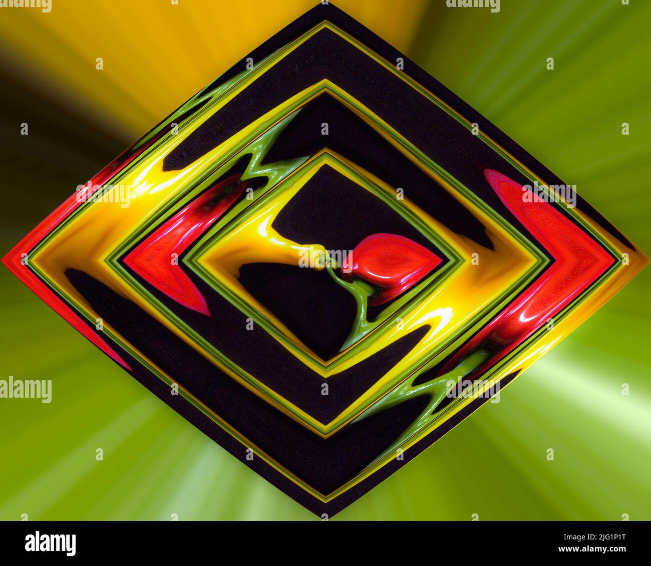 digital art pepper pattern Stock Photo - Alamy