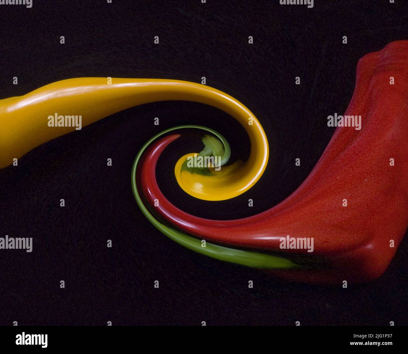 digital art pepper pattern Stock Photo - Alamy