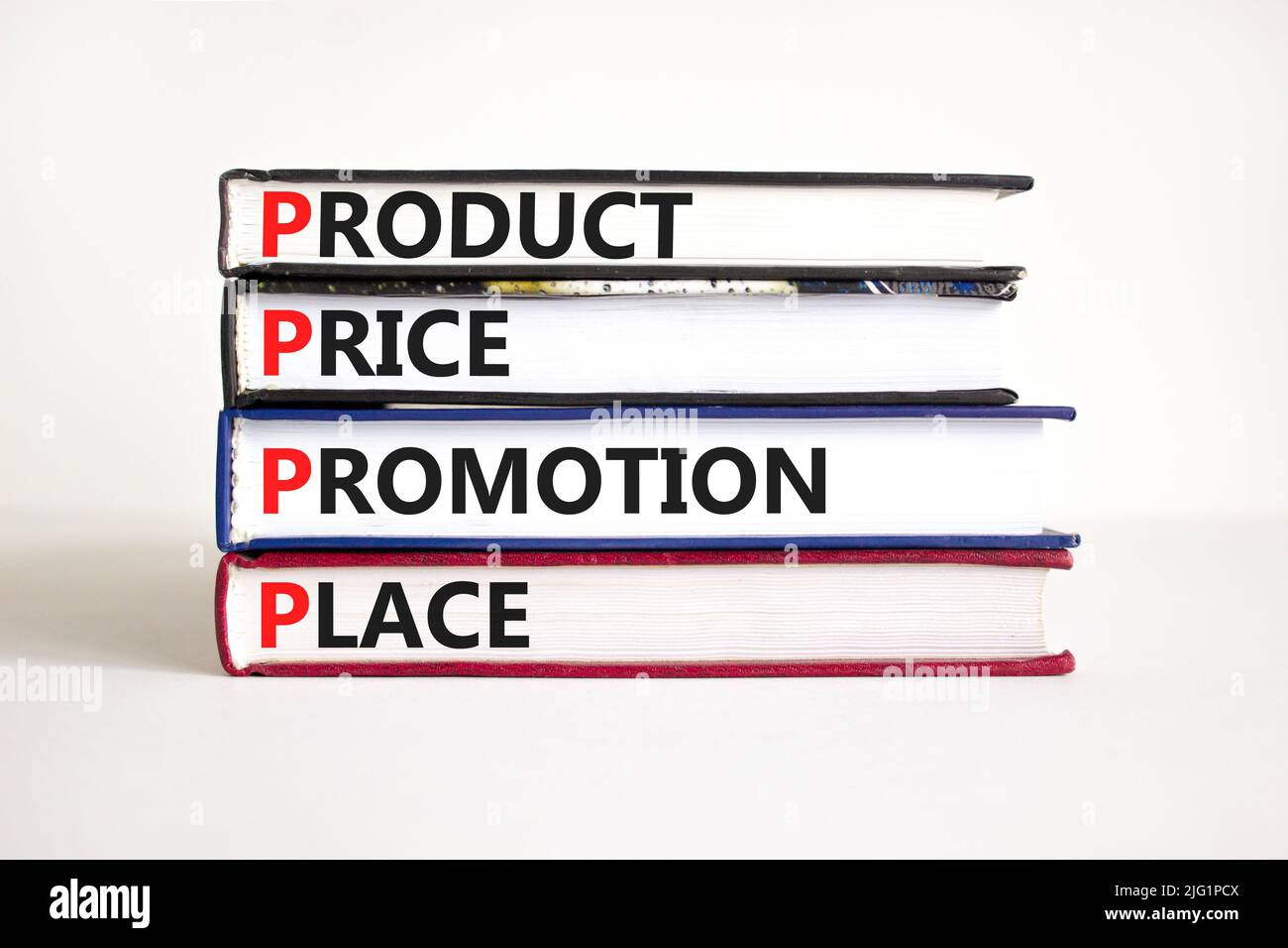 PPPP process price promotion place symbol. Concept words PPPP process ...