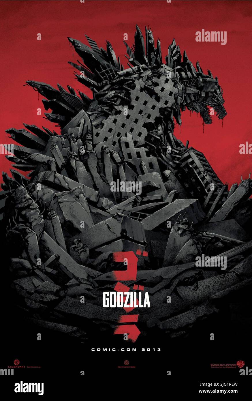 Godzilla 2014 poster hi-res stock photography and images - Alamy