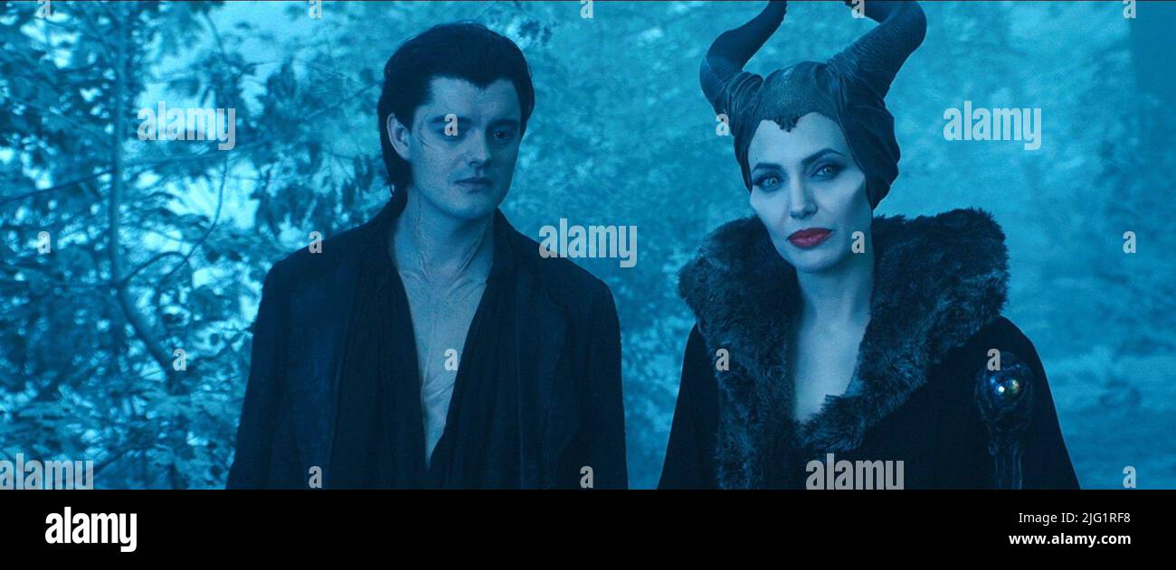 SAM RILEY, ANGELINA JOLIE, MALEFICENT, 2014 Stock Photo - Alamy